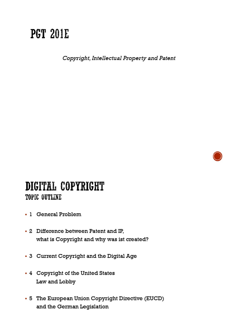 Copyright | PDF | Copyright Infringement | Intellectual Property