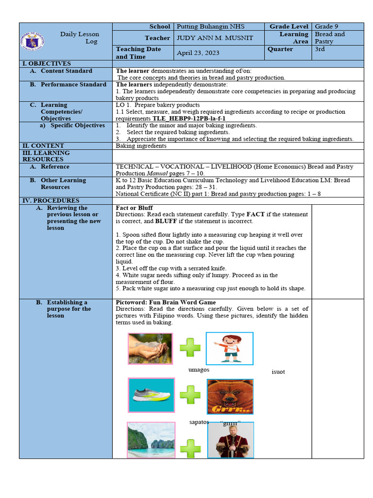 1 Baking-Ingredients | PDF | Cakes | Baking