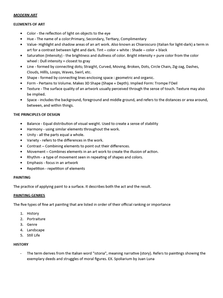 Modern Art | PDF | Impressionism | Paintings