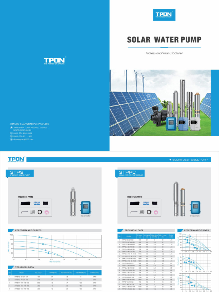 TPON Solar Pump | PDF