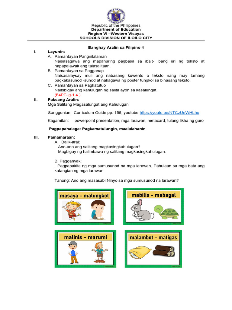 LP Filipino 4 Edraly Cot | PDF