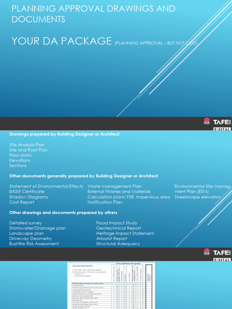 Architectural Drawings 1 - Planning Approval Drawings and Documents ...