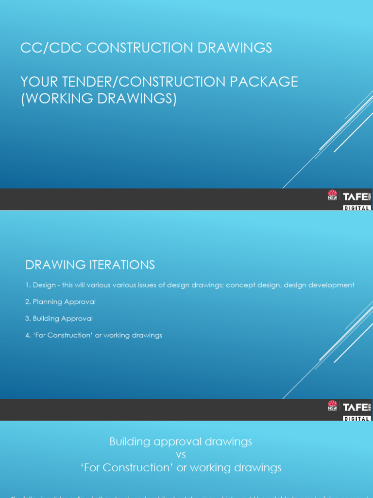 Architectural Drawings 2 - Building Approval, Construction and Tender ...