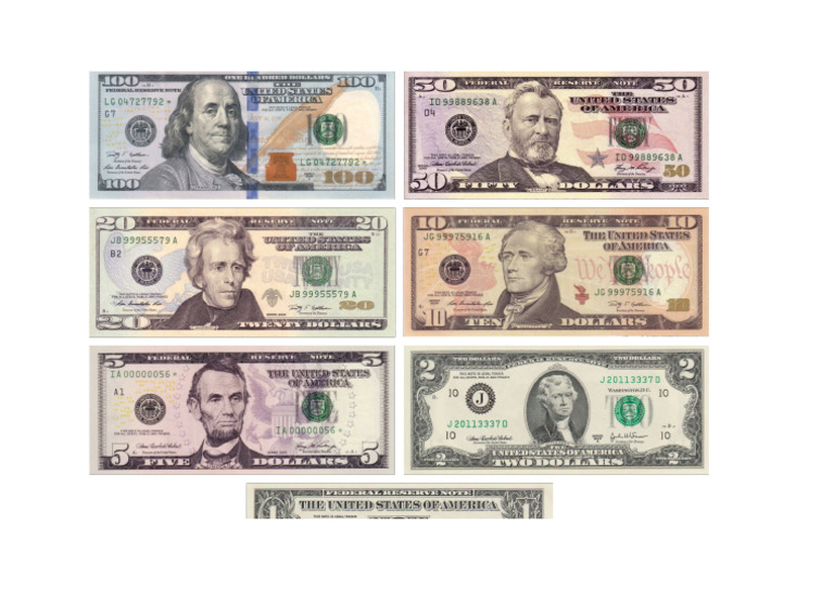 Uang Monopoli Dollar | PDF