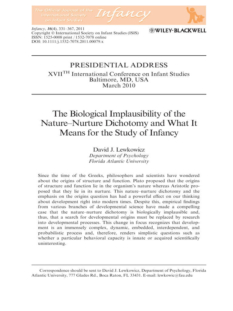 The Biological Implausibility of The Nat | PDF | Gene | Glucocorticoid