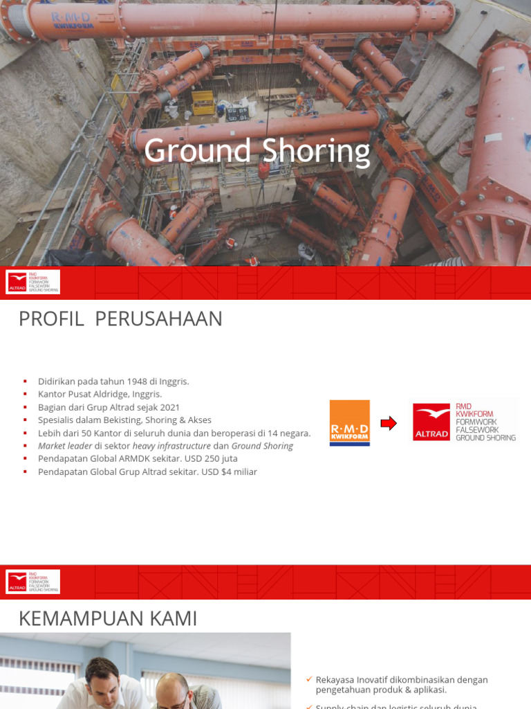 ARMDK Ground Shoring Material Sipilpedia 06102023 | PDF