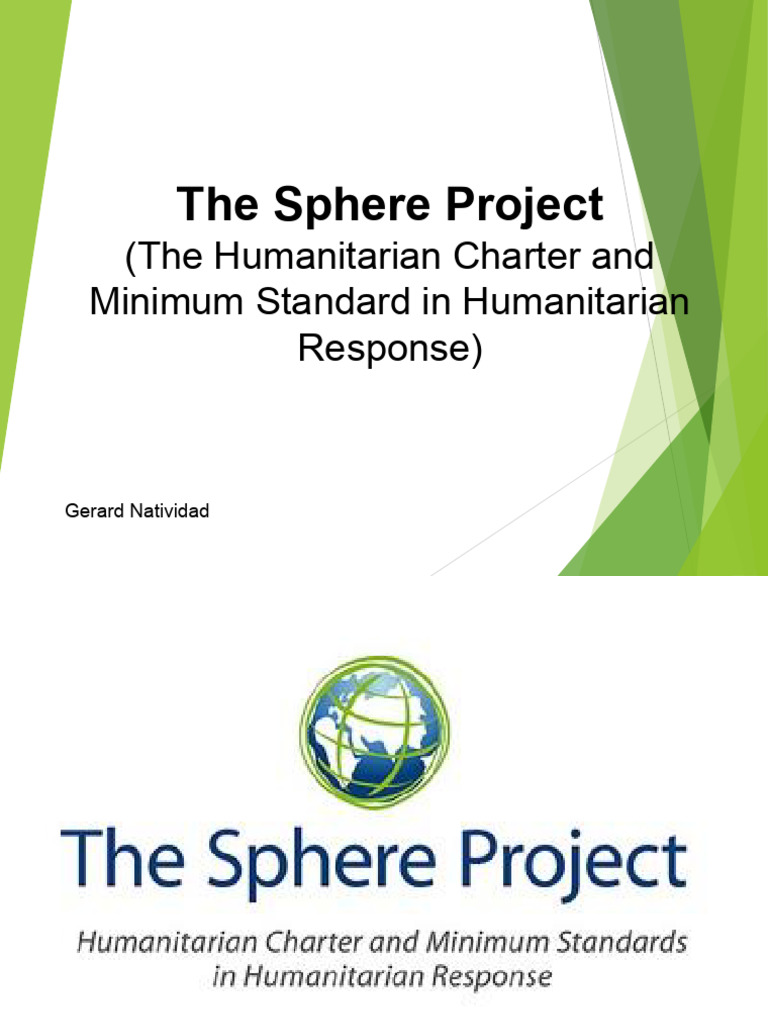 Sphere Technical Standards (Brief) | PDF | Sanitation | Wash