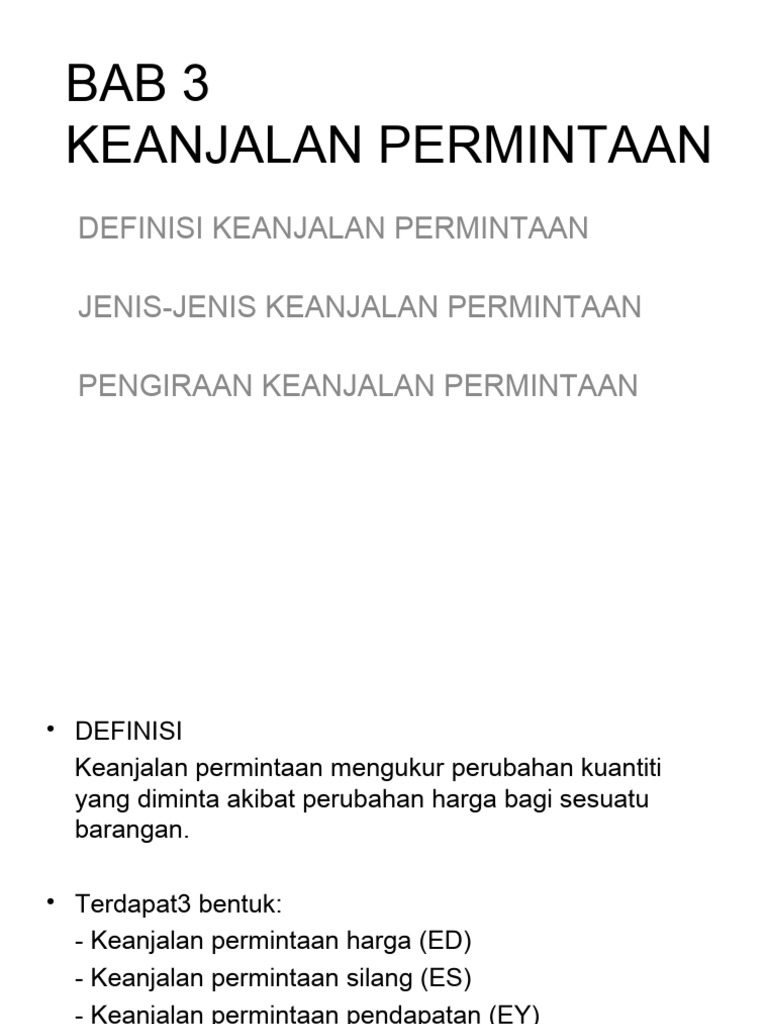 Bab 3 - Keanjalan Keseimbangan | PDF