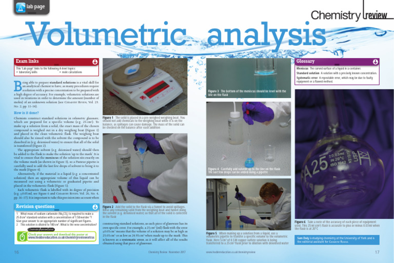 ChemistryReview27 2 Poster | PDF | Titration | Chemistry