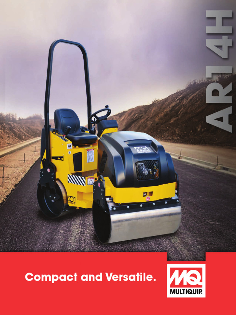 AR14H Vibratory Roller Brochure | PDF | Horsepower | Engines
