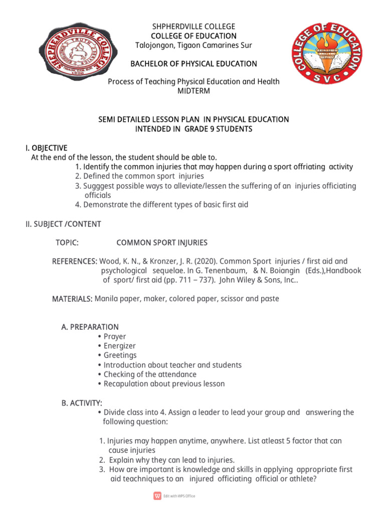 Sime - Detailed Lesson Plan | PDF