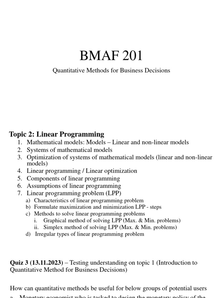 Linear Programming Pdf Mathematical Optimization Linear Programming