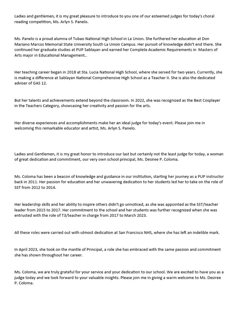 Introduction To Judges | PDF