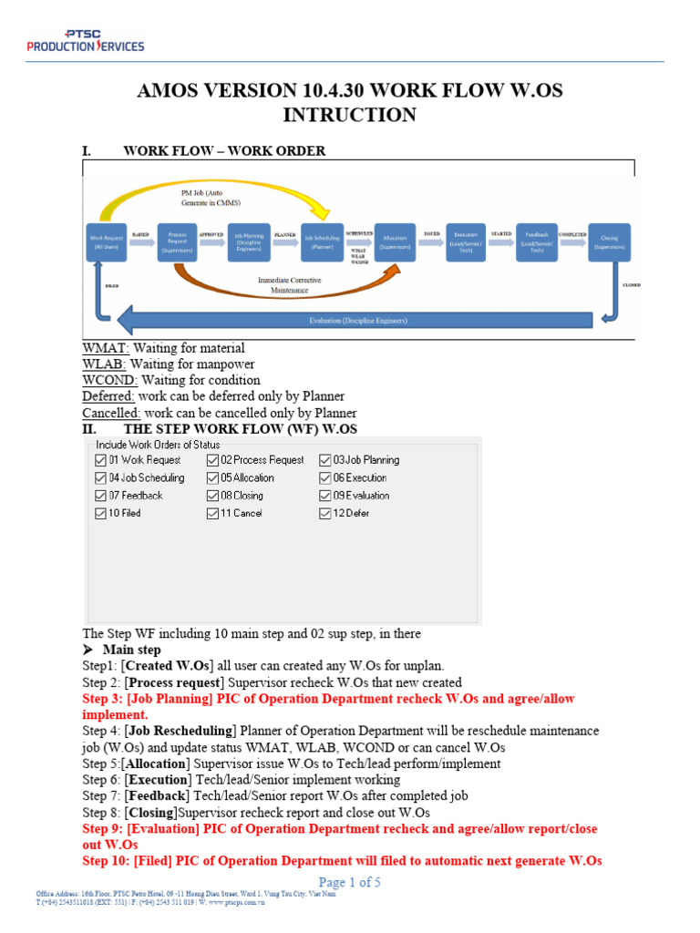 Amos Version 10.4.30 Work Follow Intruction - 27 Oct 2023 | PDF | System Software | Microsoft ...
