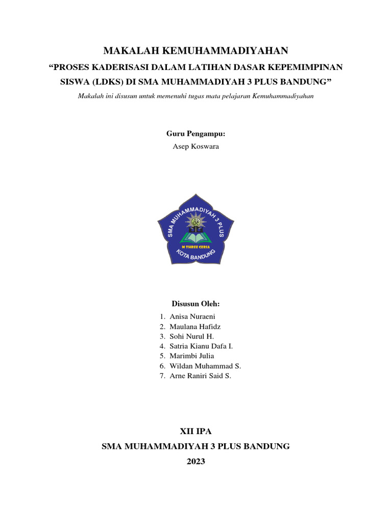 REV 2 - Makalah KMD Kel. 1 XII IPA 23-24 | PDF