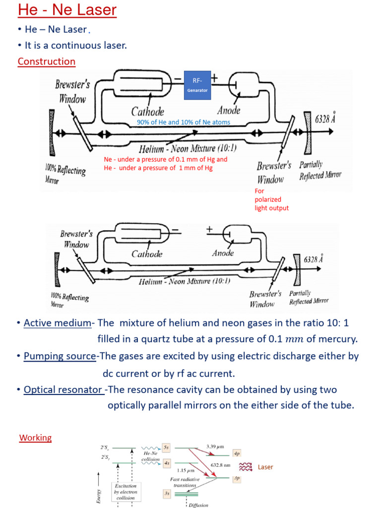 He-Ne Laser | PDF