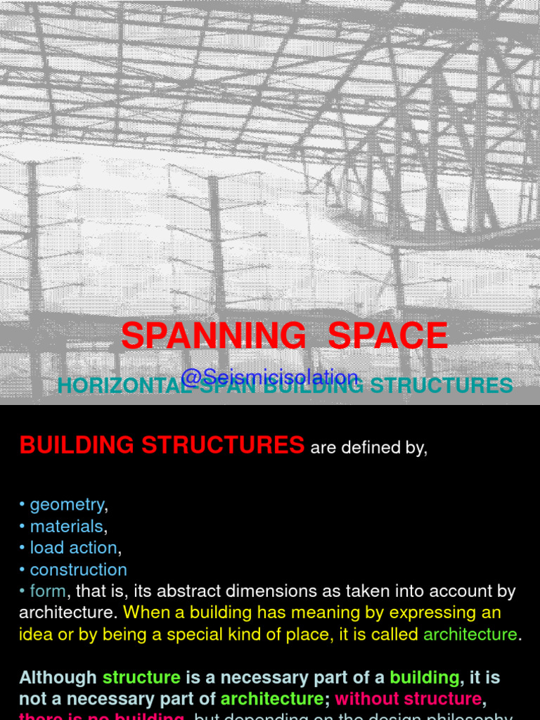 Long-Span Building Structures Explained | PDF | Beam (Structure) | Dome