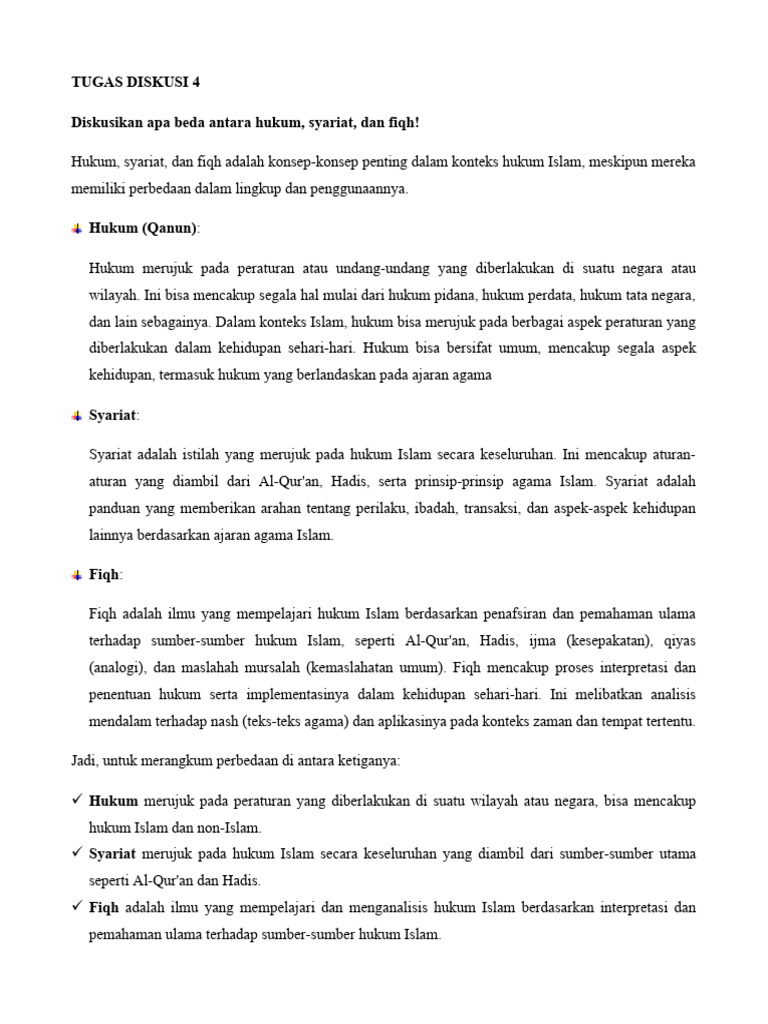 Tugas Diskusi 4 | PDF