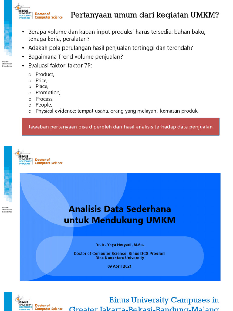 Simple Data Analysis For SME | PDF