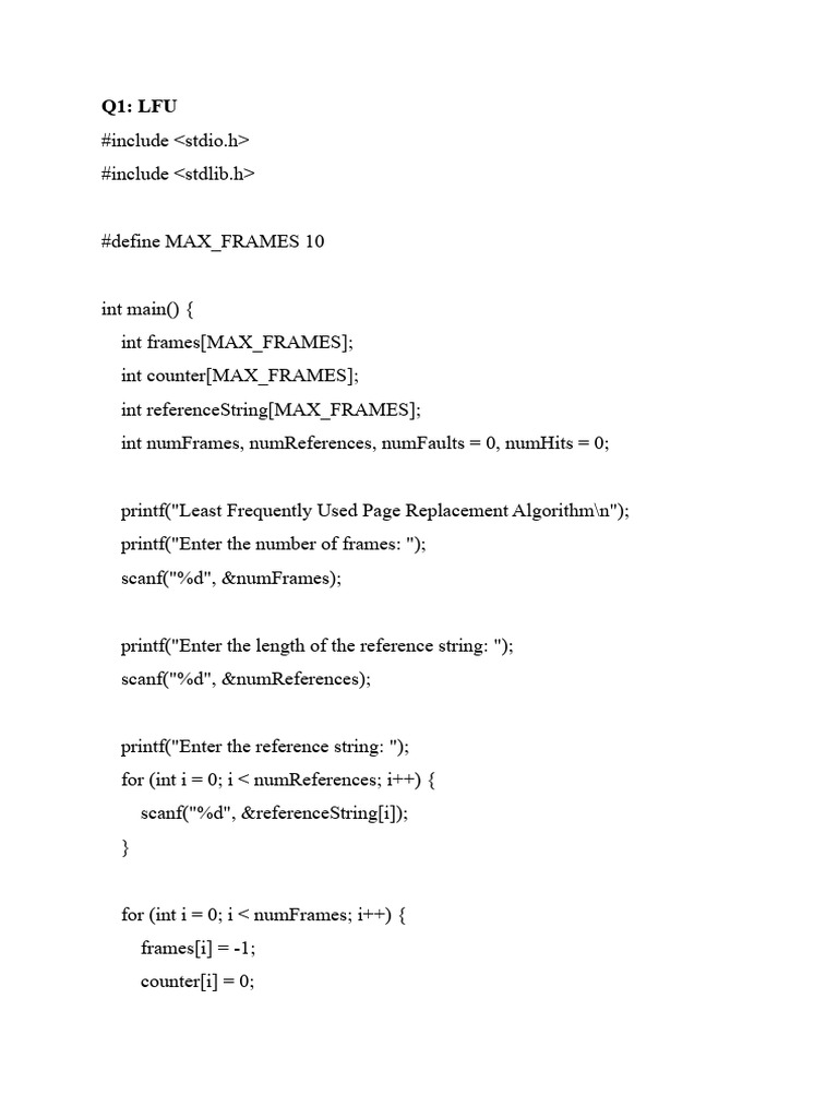 LFU and LRU | PDF | Software Engineering | Computer Architecture