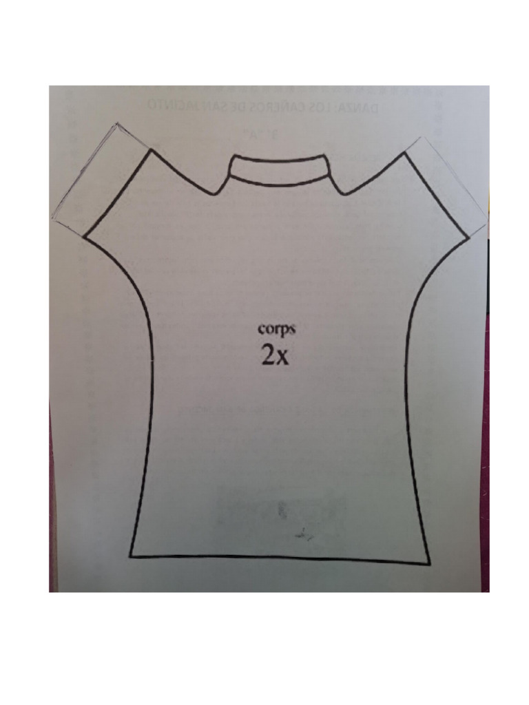 Molde de Ropa de Titere | PDF