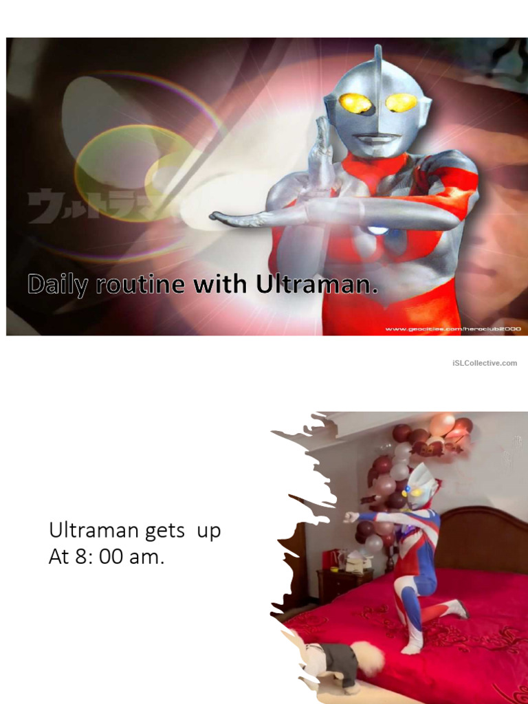 Daily Routine With Ultraman! | PDF | Technology & Engineering | Young Adult