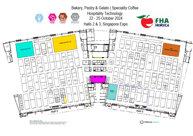FHA Singapore 2024 Floor Plan Guide | PDF | Coffee