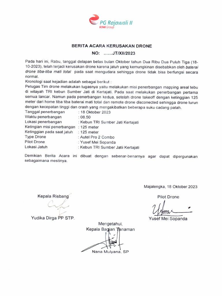 Ba Kerusakan Drone | PDF