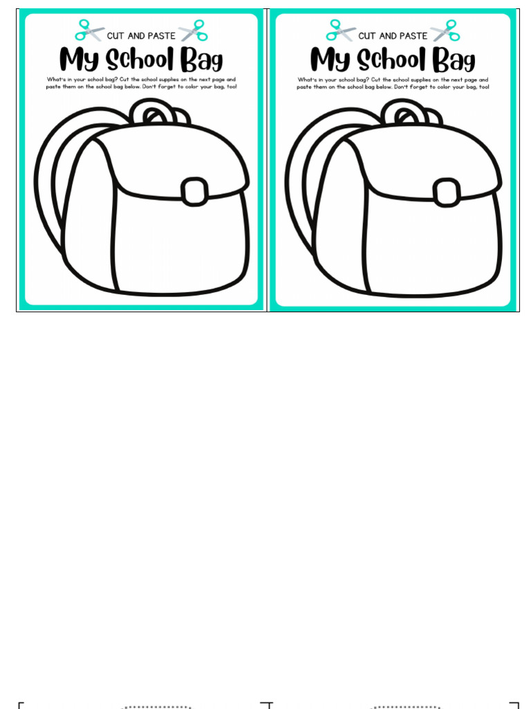 Kelas 1 Whats My Bag | PDF