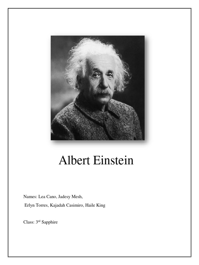 The Biography of Albert Einstein | Download Free PDF | Albert Einstein | Physics