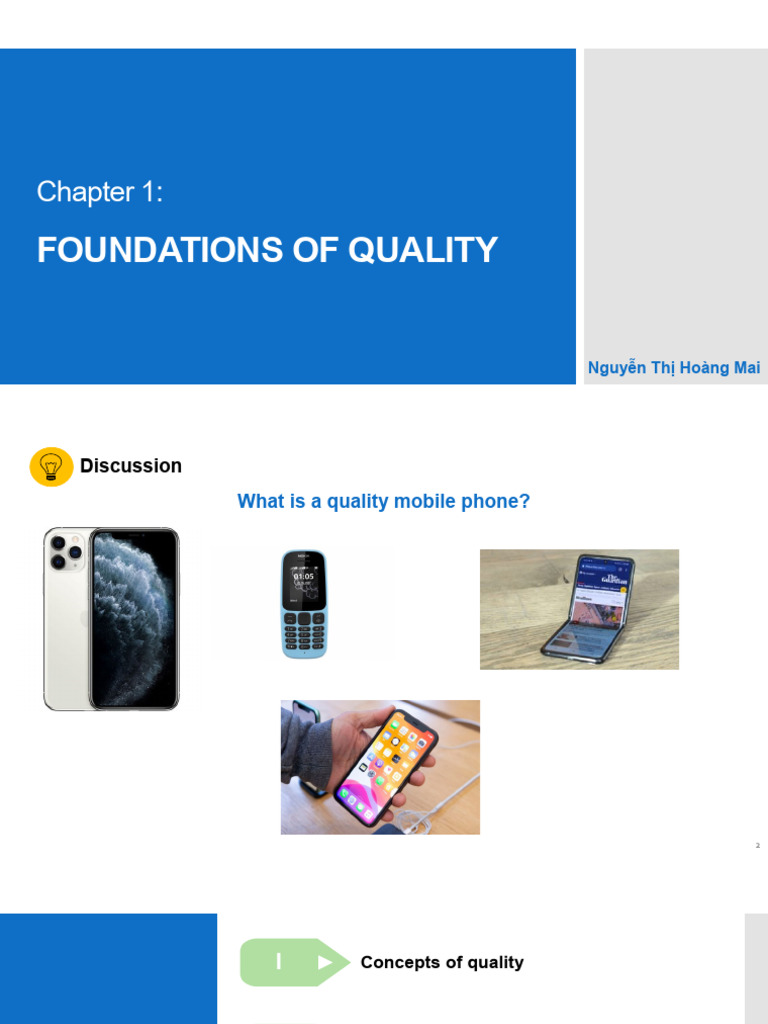 Chapter 1 - Foundation of Quality | Download Free PDF | Quality ...