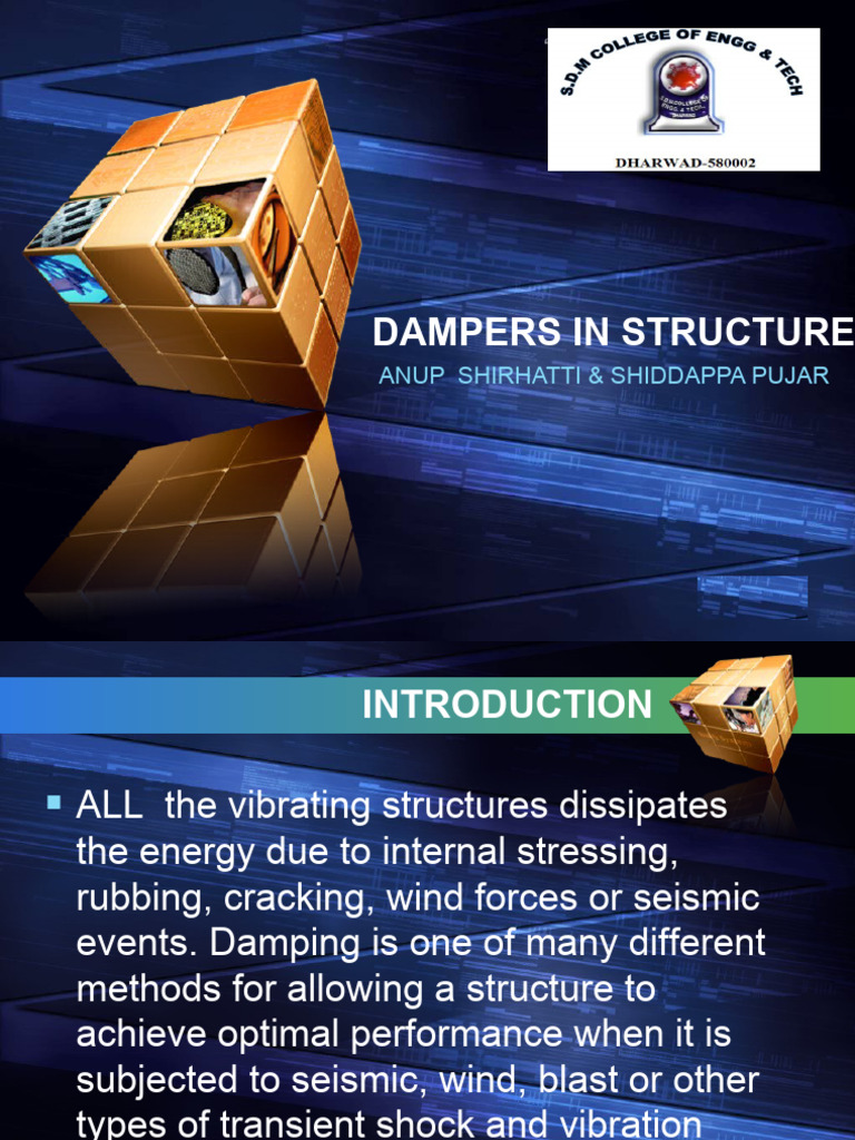 Dampers in Structure | PDF | Friction | Mechanical Engineering