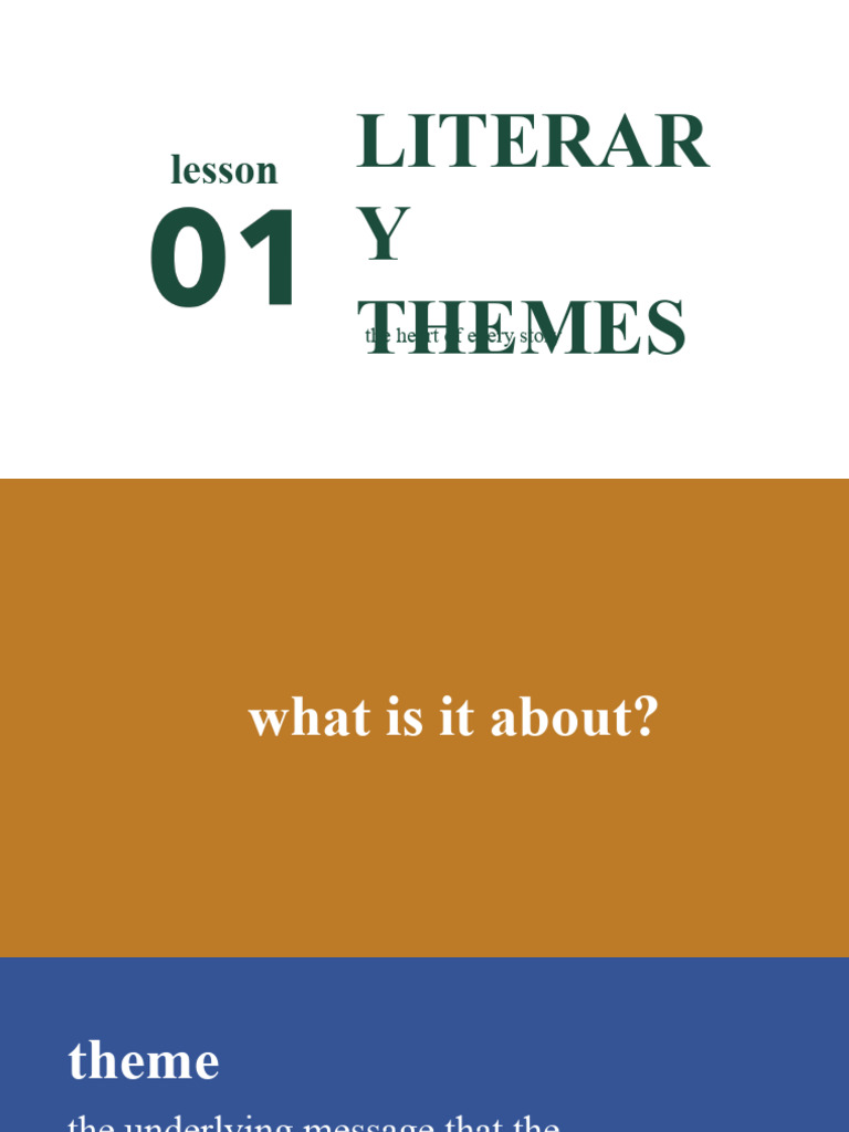 Understanding Literary Themes | PDF | Courage