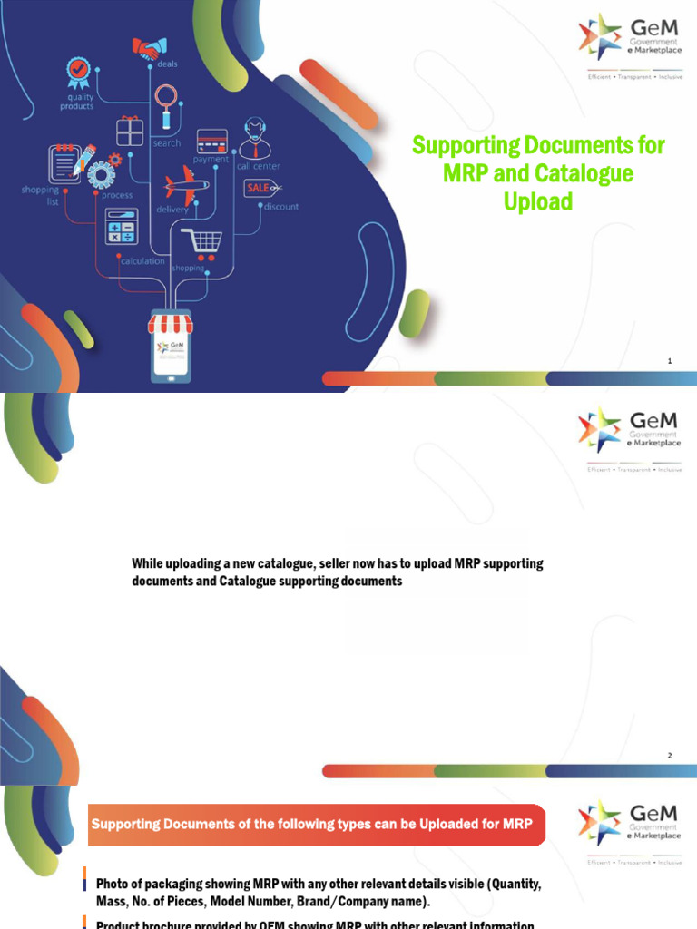 MRP and Catalogue Upload Guidelines | PDF | Invoice