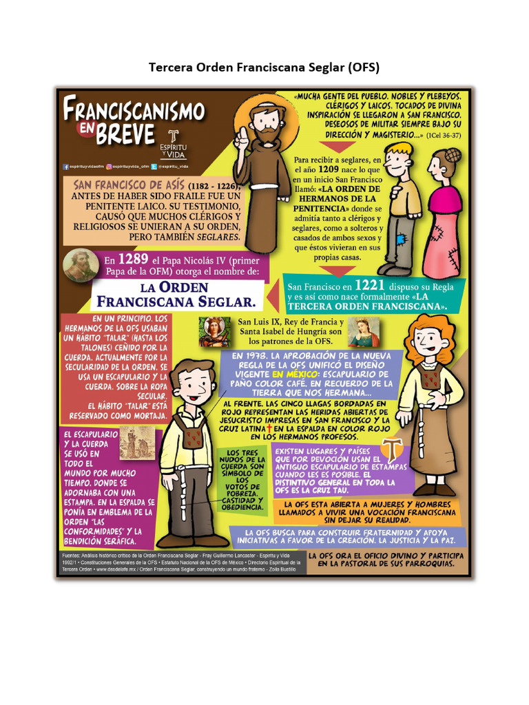 Tercera Orden Franciscana Seglar | PDF