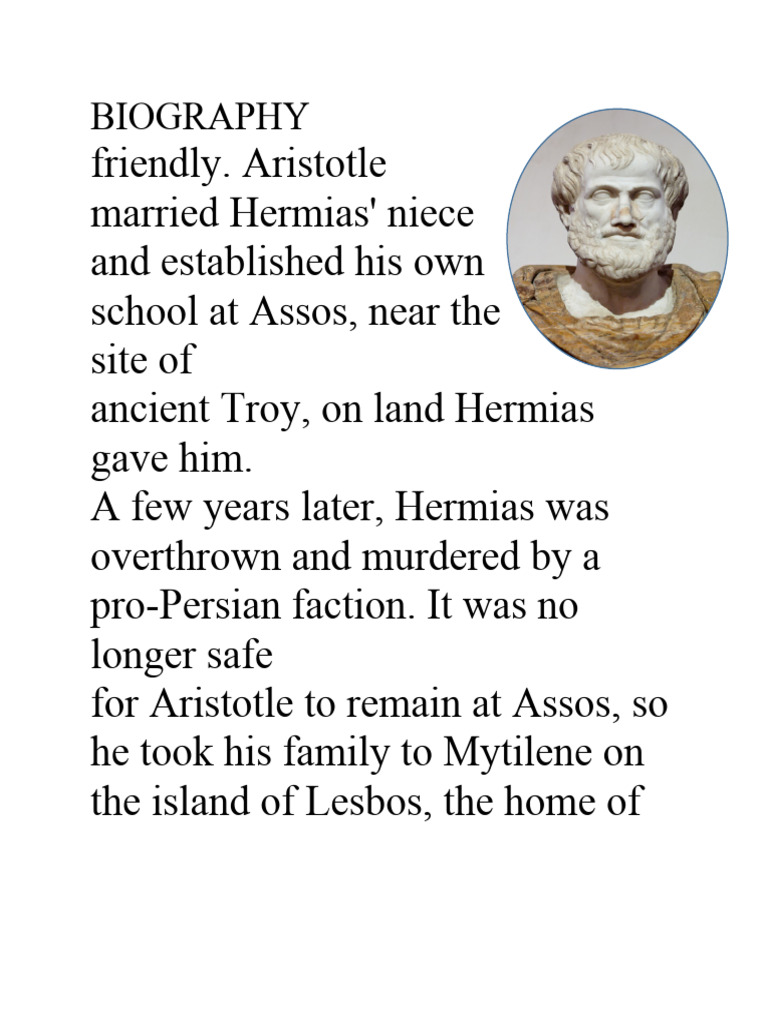 Biography | PDF | Aristotle | Thomas Aquinas