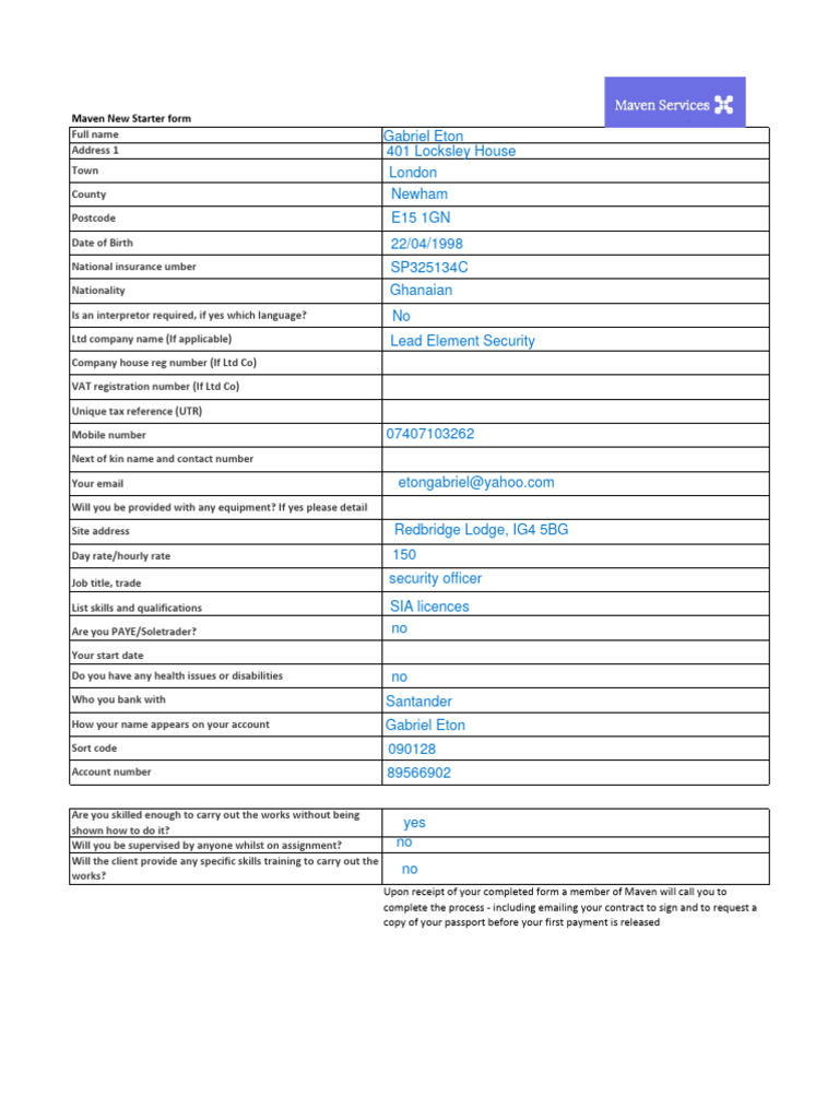 Maven Security Registration Form 2023 2 | PDF | Government Finances | Taxes