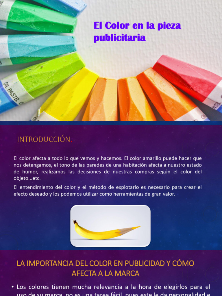 El Color en La Pieza Publicitaria | PDF | Color | Publicidad