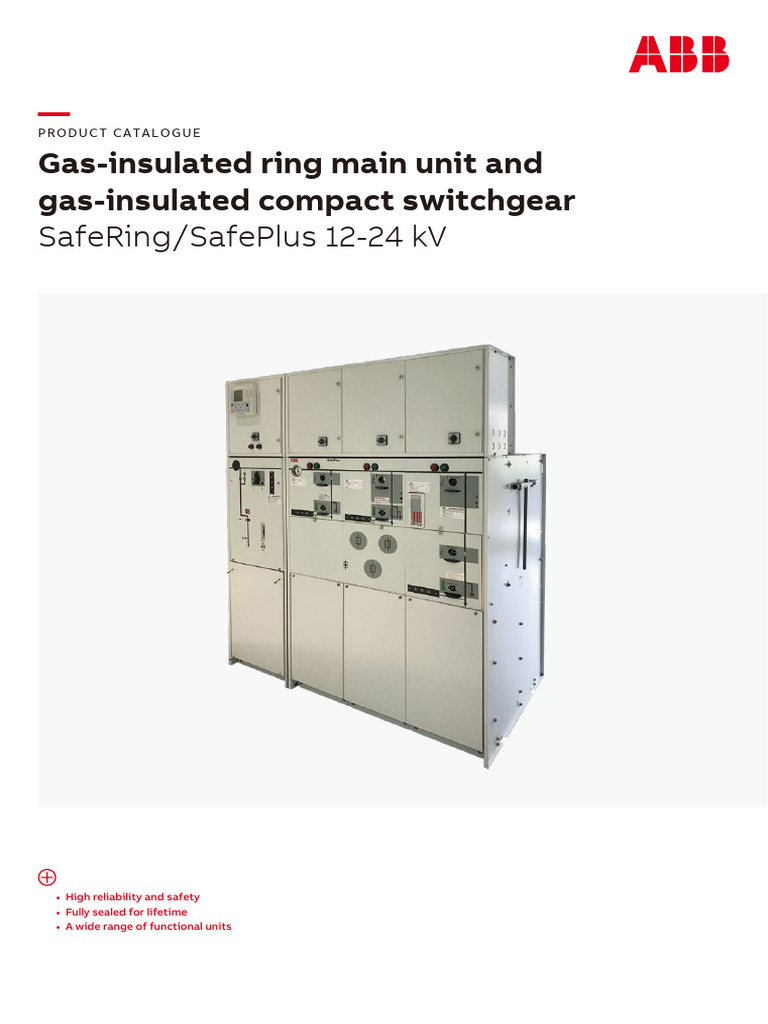 2023.5.17 SCB Catalogue SafeRing - SafePlus 12 - 24kV (1YVA000022) | PDF