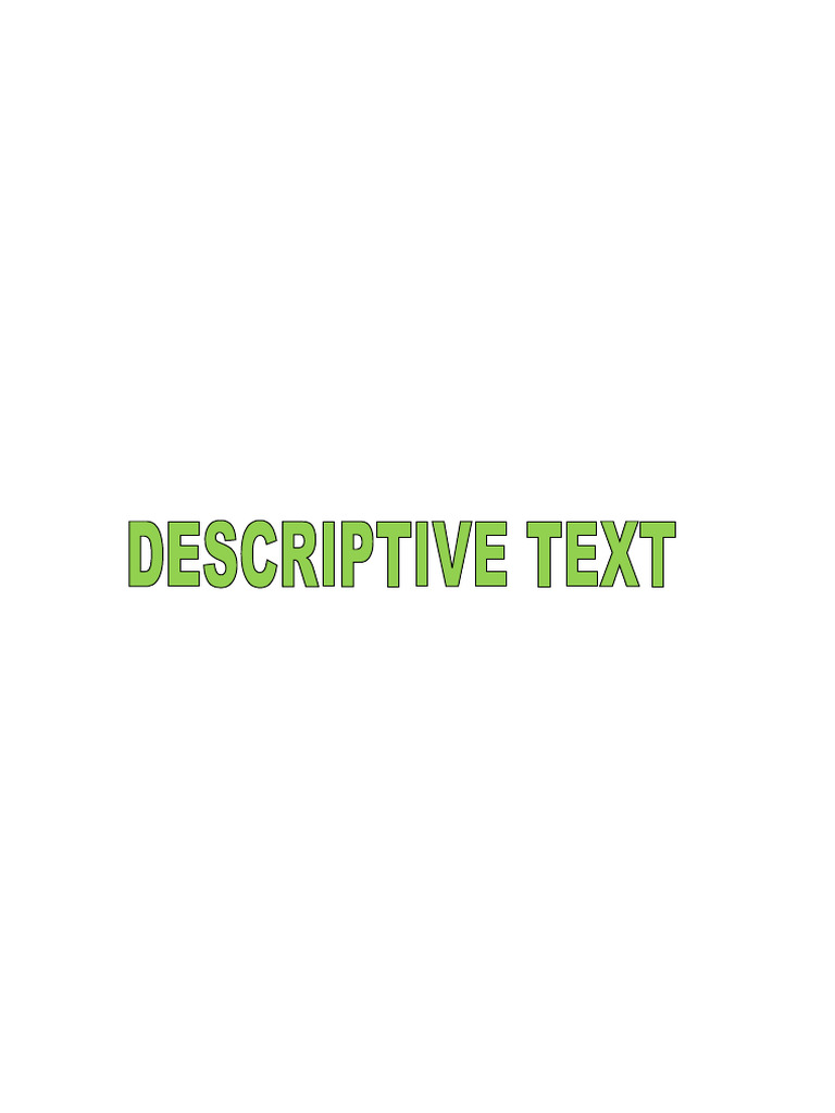 Modul Ajar Materi Descriptive Text | PDF Modul Ajar Materi Descriptive Text | PDF