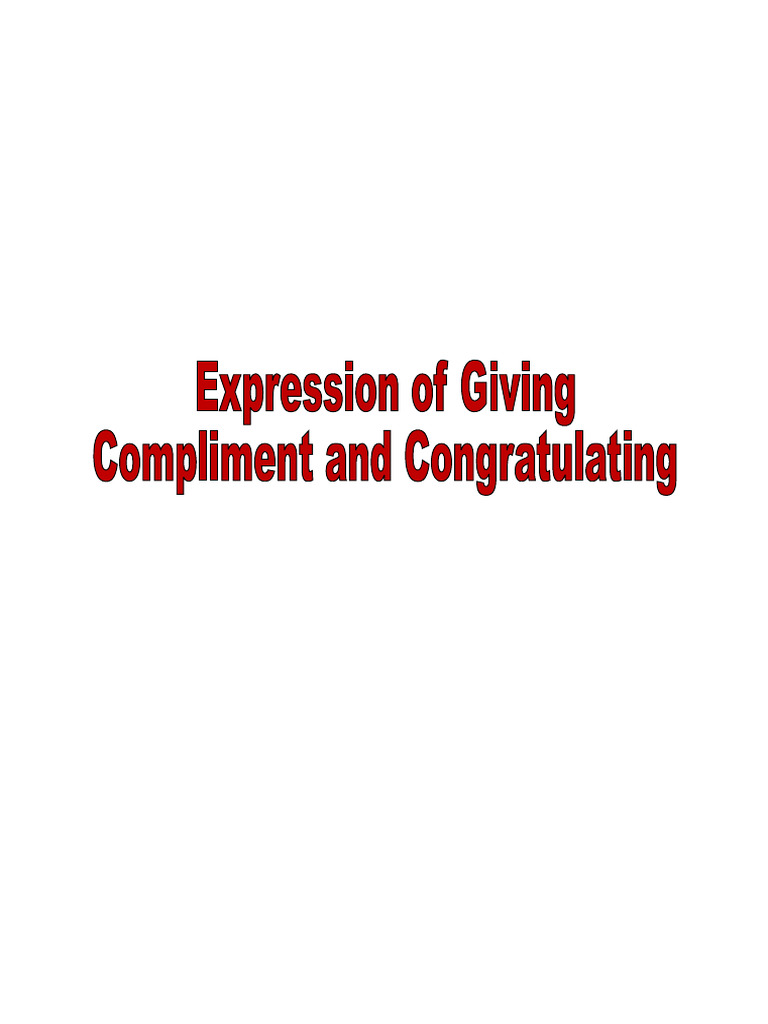Modul Ajar Expression of Giving Compliment and Congratulating | PDF