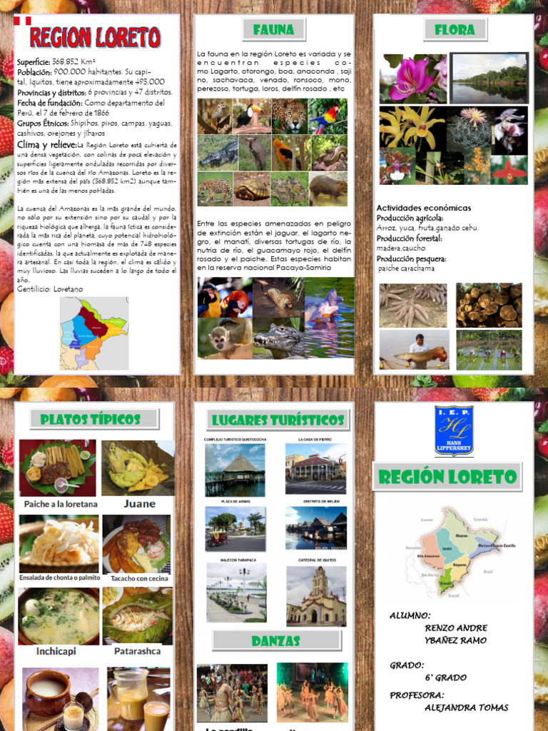 TRIPTICO Loreto | PDF