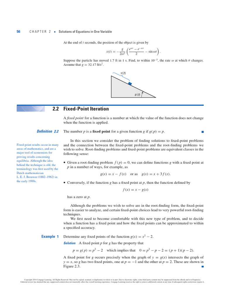 Week 5 Fixed Point Iteration and Matrix 9543 0 | PDF | Function ...