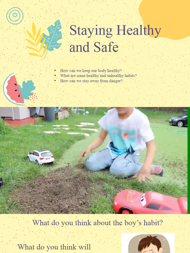 Healthy Habits and Safety Guidelines | PDF | Diet (Nutrition) | Diet ...