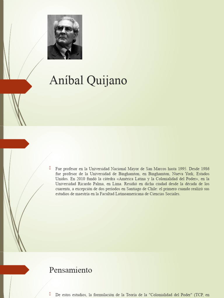 Aníbal Quijano | PDF