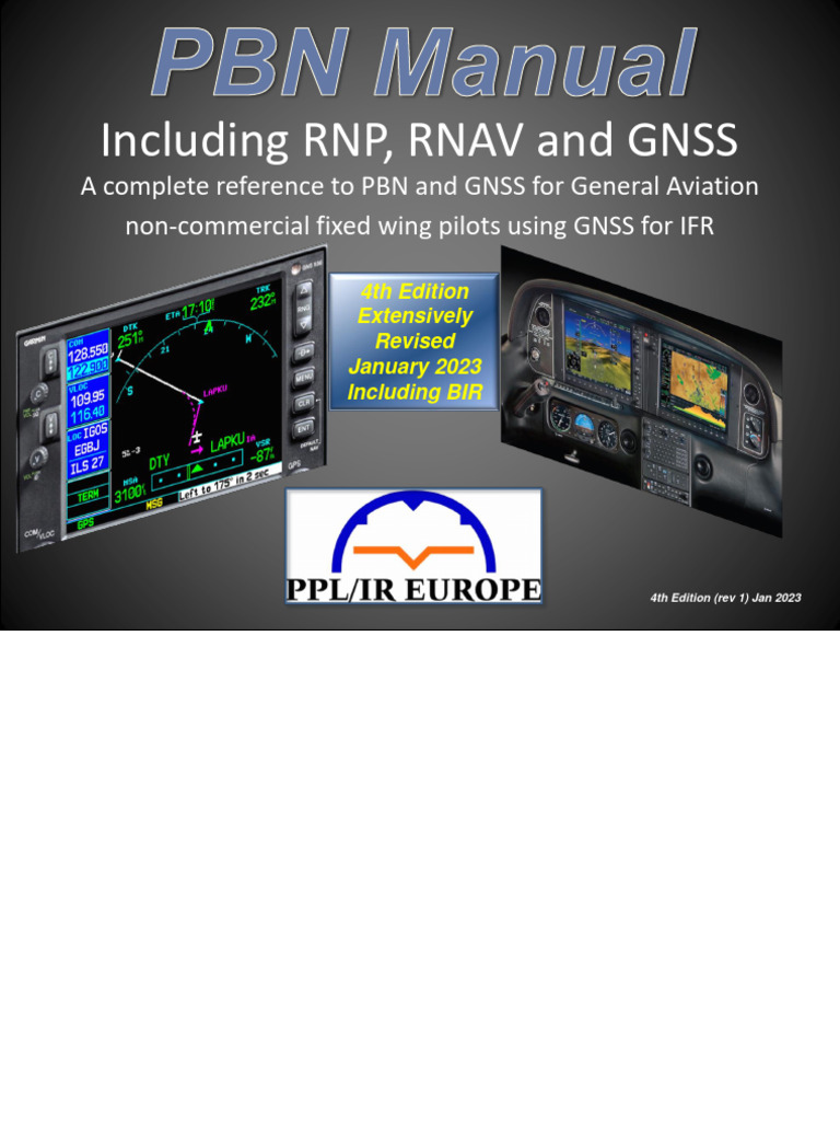 PBN Manual E4.0.v1 | PDF | Measuring Instrument | Aircraft