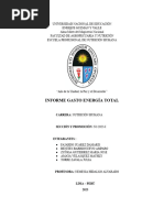 Cálculo del GEB y GET en Nutrición | PDF | Química Física | Promoción ...