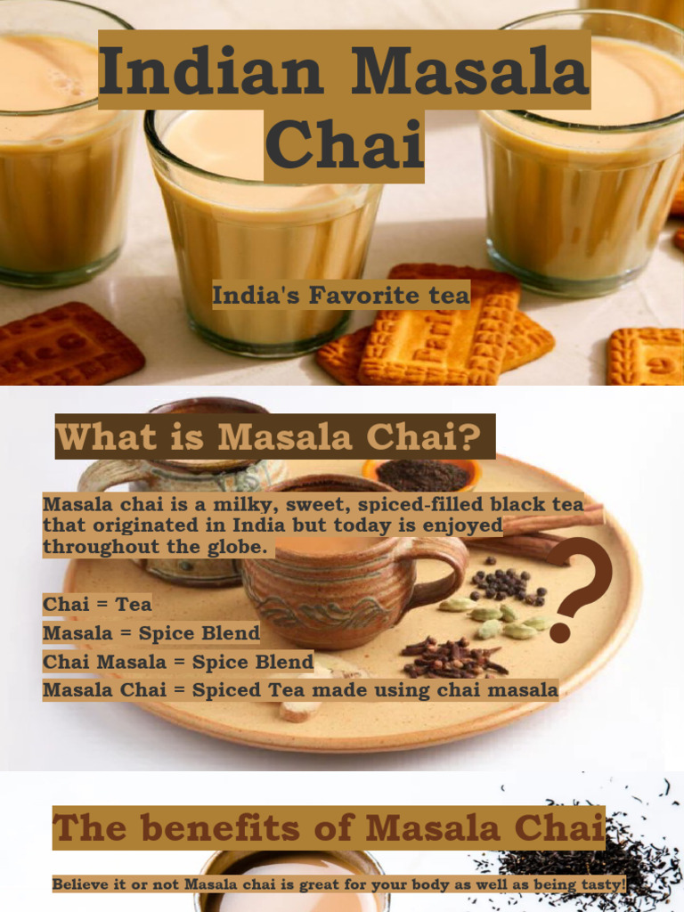 Benefits and Recipe for Masala Chai | PDF
