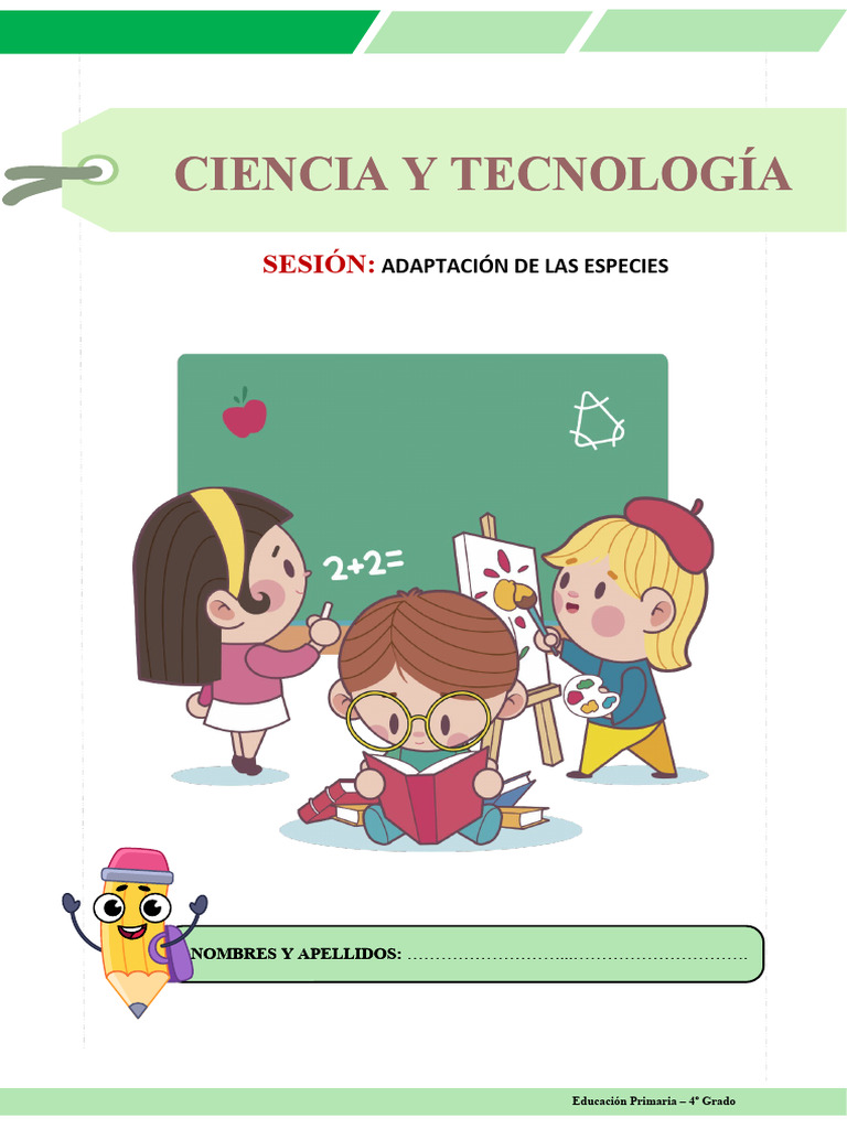 CyT 4° - FICHA 27 DE NOVIEMBRE | PDF | Mimetismo | Hoja