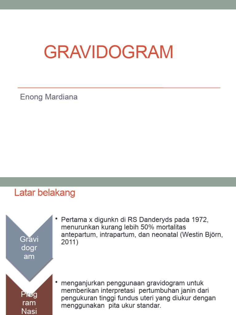 Panduan Gravidogram untuk Dokter | PDF